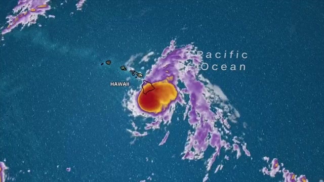 Hone swirls past Hawaii’s main islands after dumping enough rain to ...