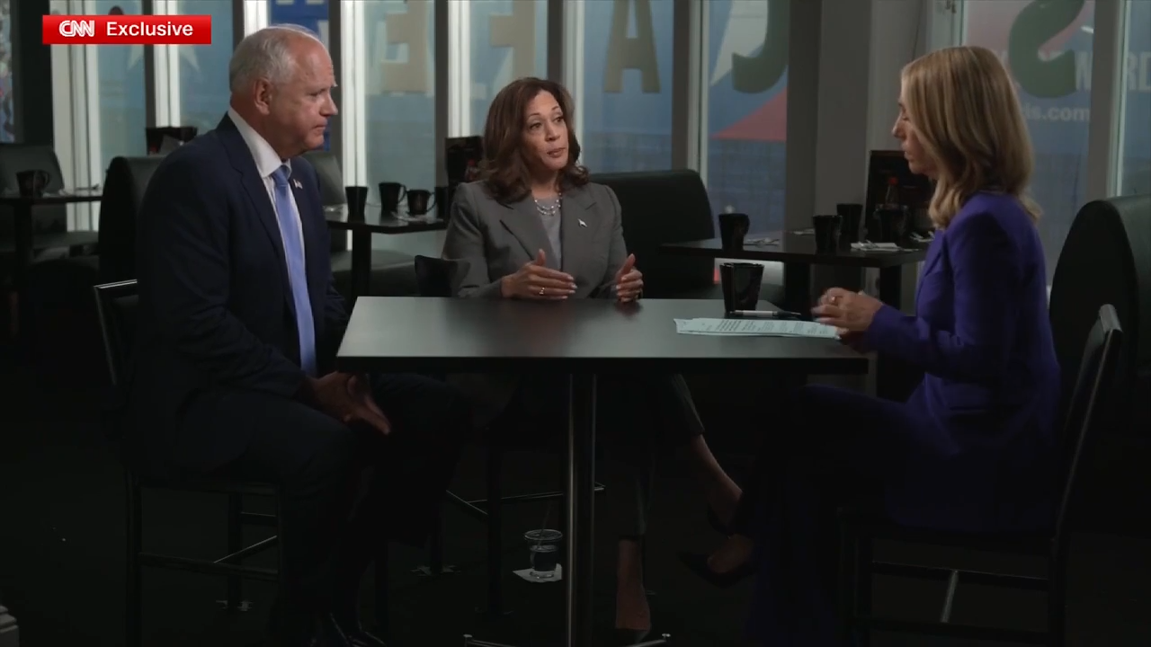 Harris defends shifting from some liberal positions in first interview ...
