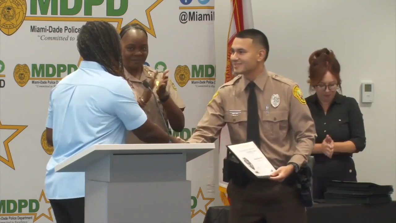 Off-duty MDPD officer receives Lifesaving Award for saving man’s life ...