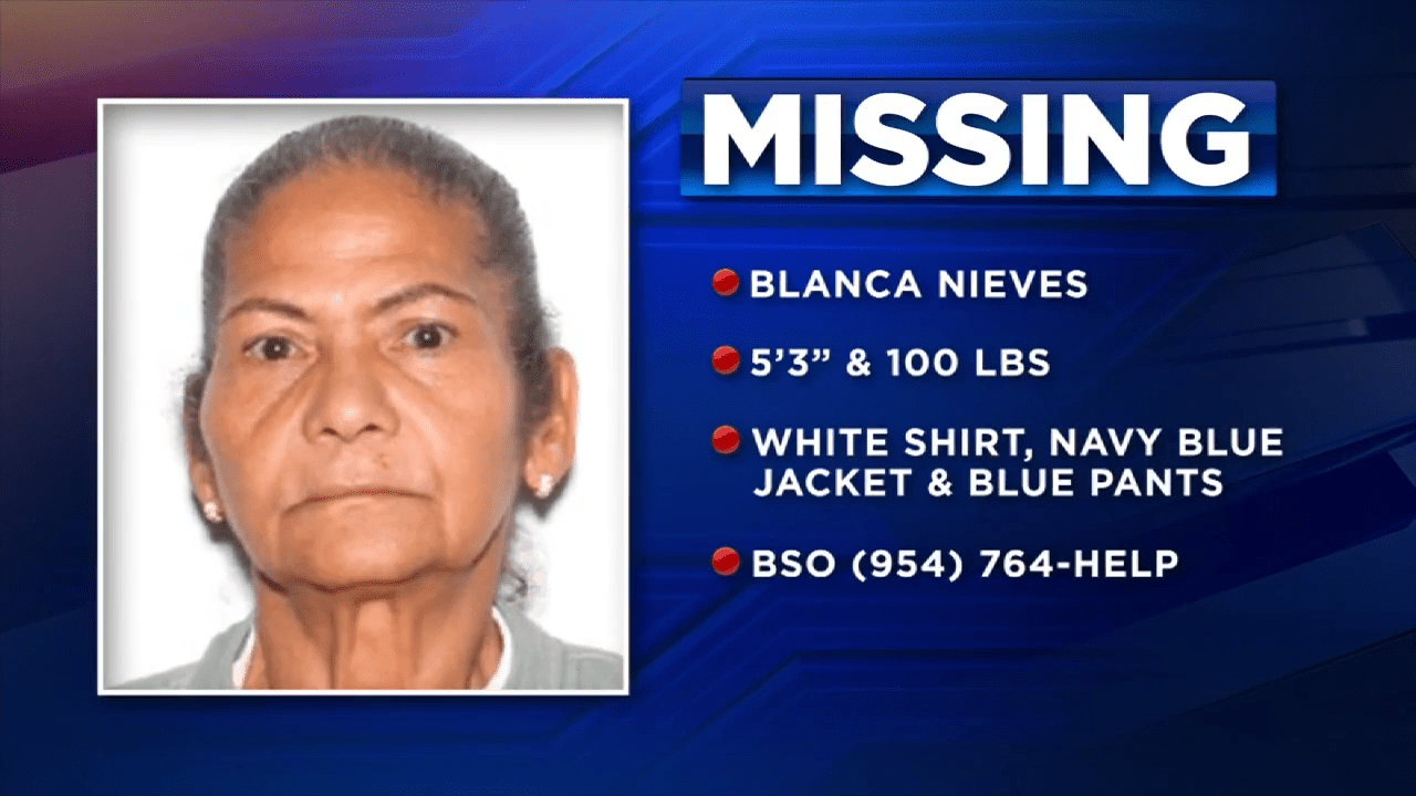 Bso 71 Year Old Woman Reported Missing From Tamarac Found Safe Wsvn