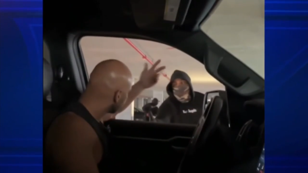 Video shows man stopping masked thieves from stealing motorcycle from ...
