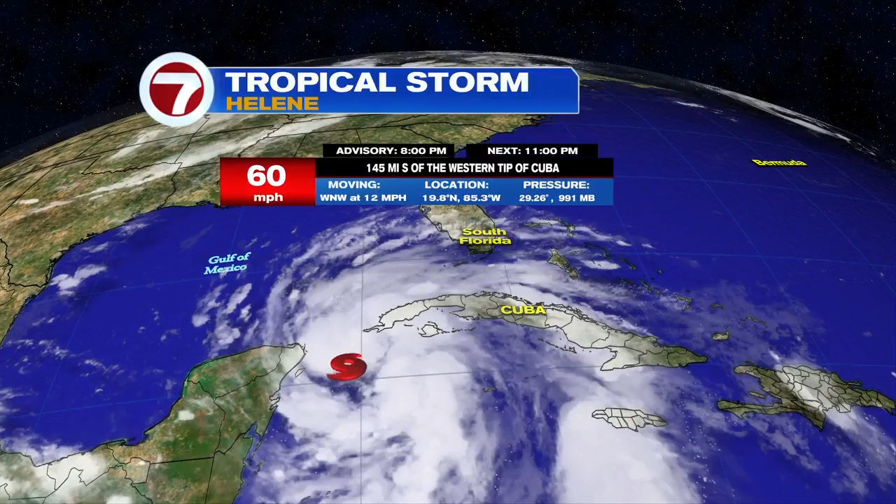 Tropical Storm Helene is expected to become a hurricane. South Florida ...