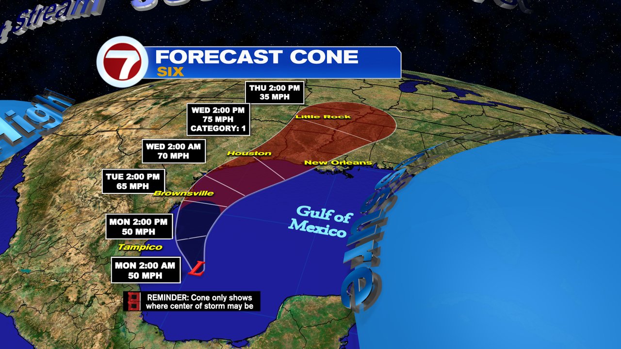 Tropical system expected to strengthen near Mexico and Texas and bring ...