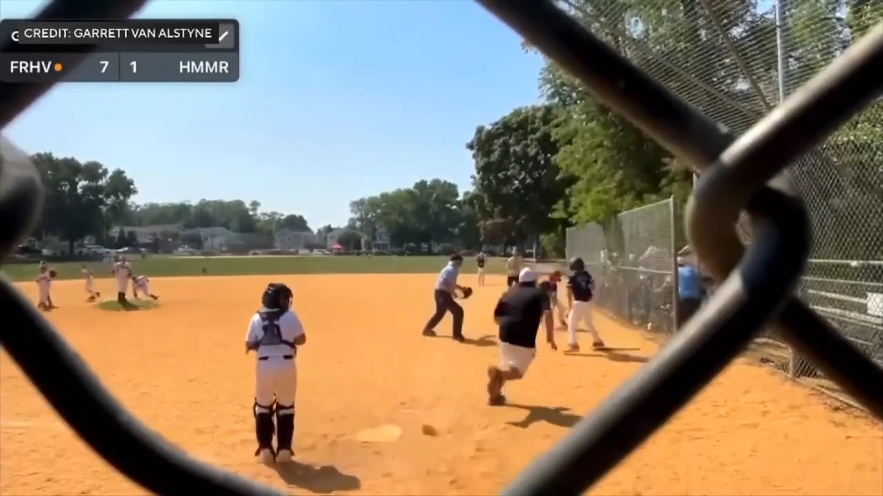 Kids scramble as tree falls on dugout in New Jersey - WSVN 7News ...