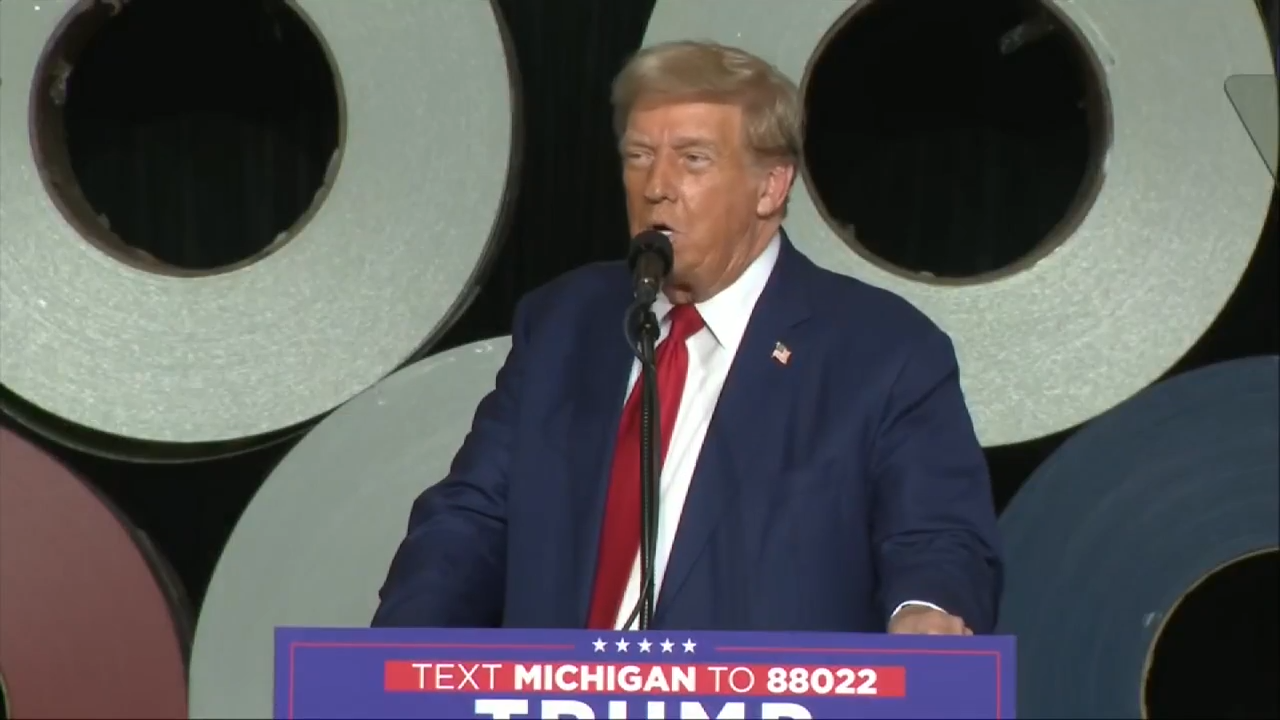 Trump is set to respond to Harris on immigration during his visit to a ...