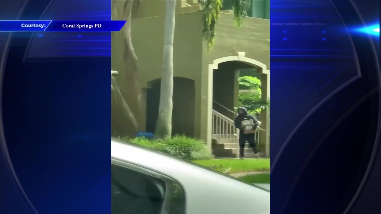 Police arrest porch pirate caught on video taking packages from home in ...