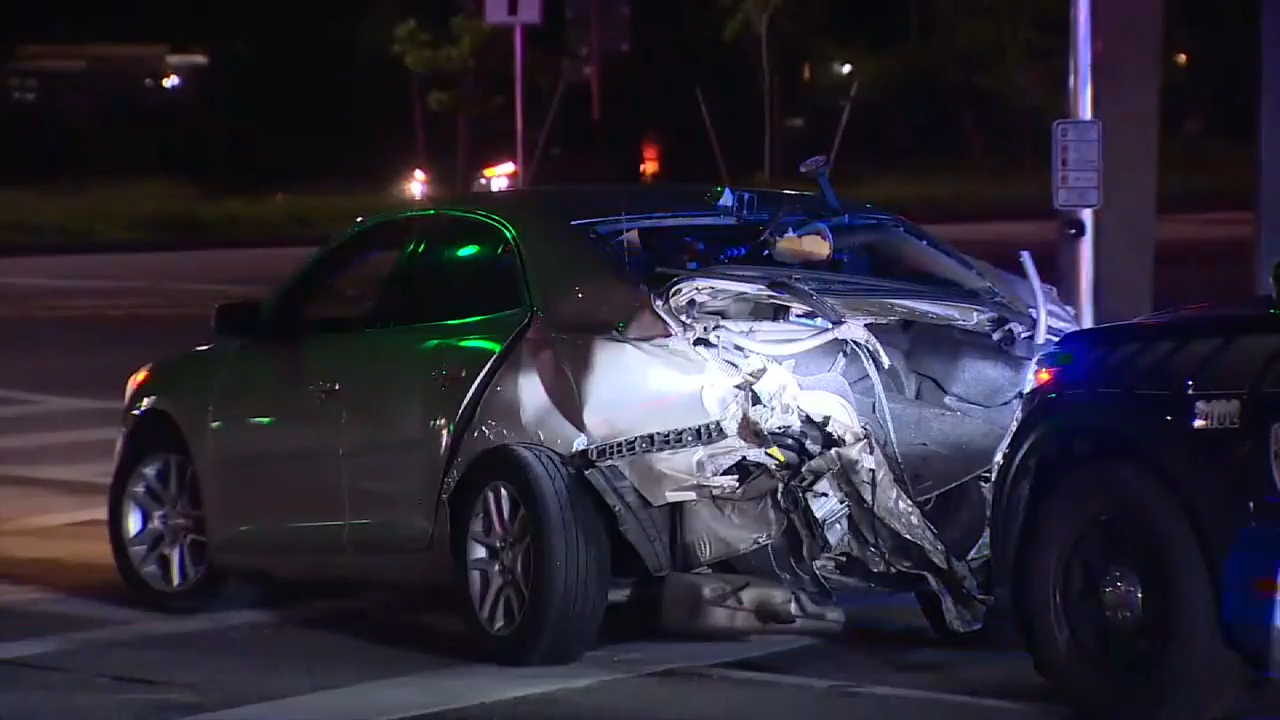 Tri-Rail train collides with car in Opa-locka, no injuries reported ...