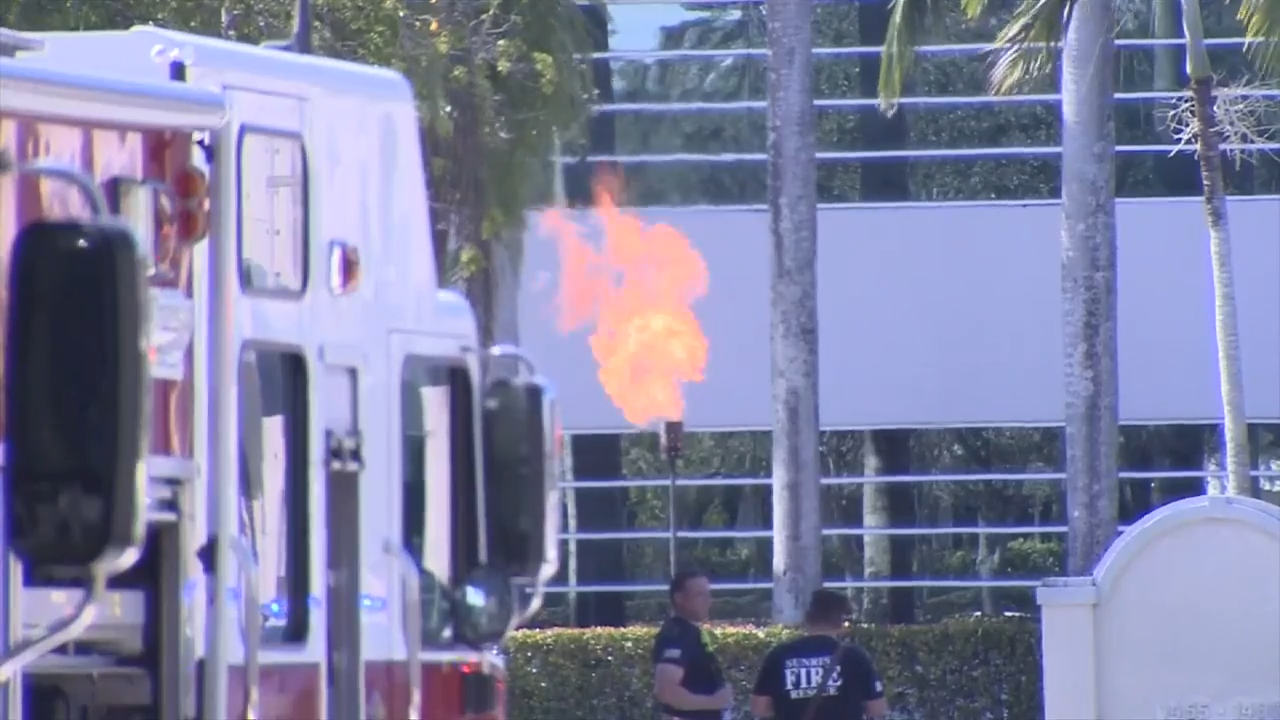 Fire crews burn off gas leak in Weston; 3 businesses evacuated - WSVN ...