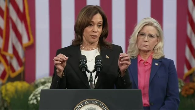 Harris campaigns with Liz Cheney at the GOP’s birthplace while Trump ...