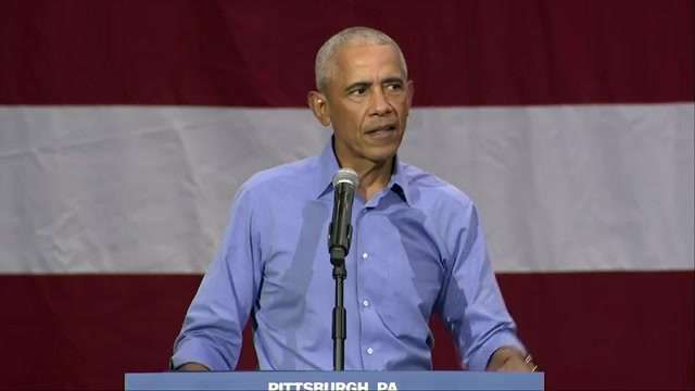 Obama urges Black men to show up for Harris as he campaigns in critical ...