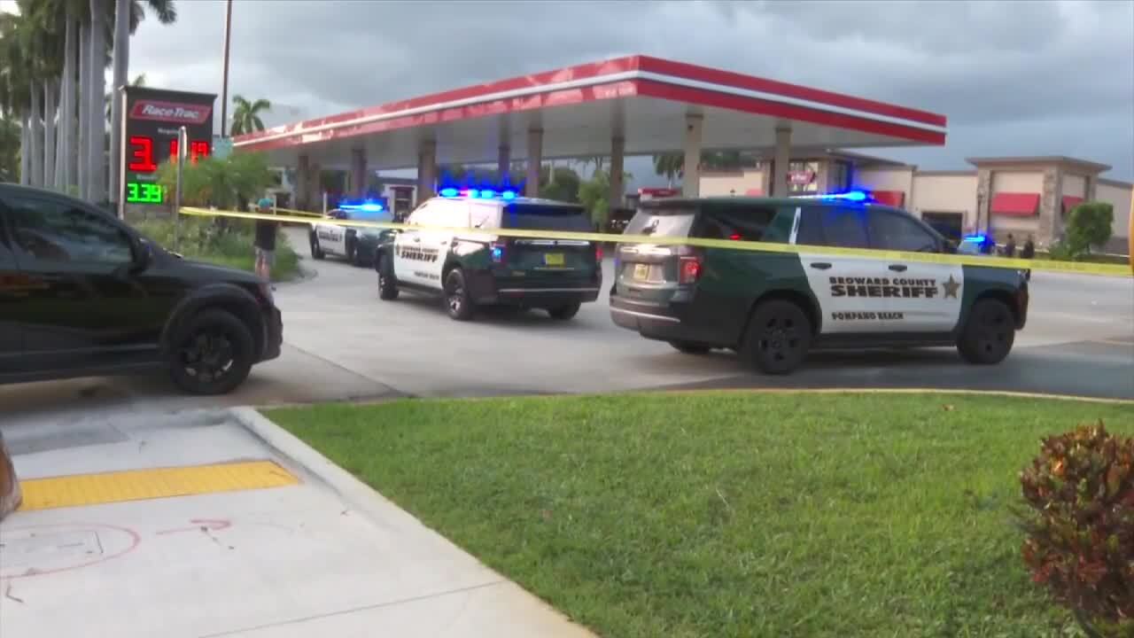 Bso Man Fatally Shot At Gas Station In Pompano Beach 1 Taken Into