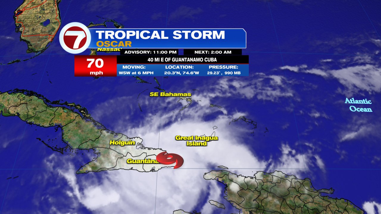 Oscar brings winds, heavy rains to eastern Cuba after striking the ...