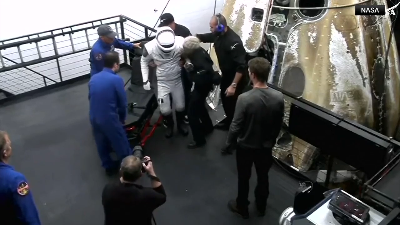 NASA astronaut remains in the hospital after returning from an extended ...