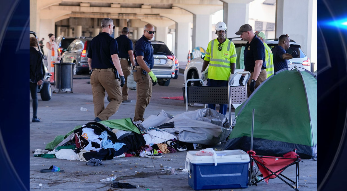 Louisiana governor forces removal of New Orleans homeless encampment ...