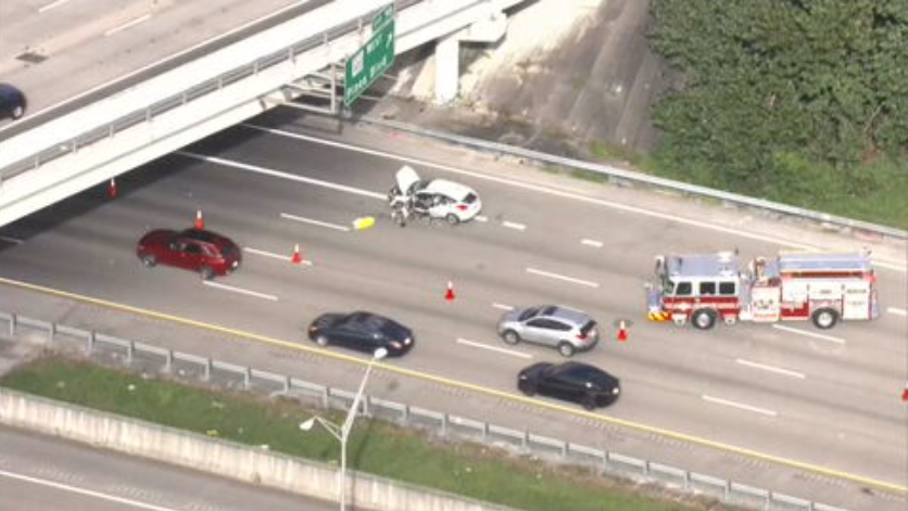 Driver killed in crash on I-75 in Pembroke Pines; 3 NB lanes blocked ...