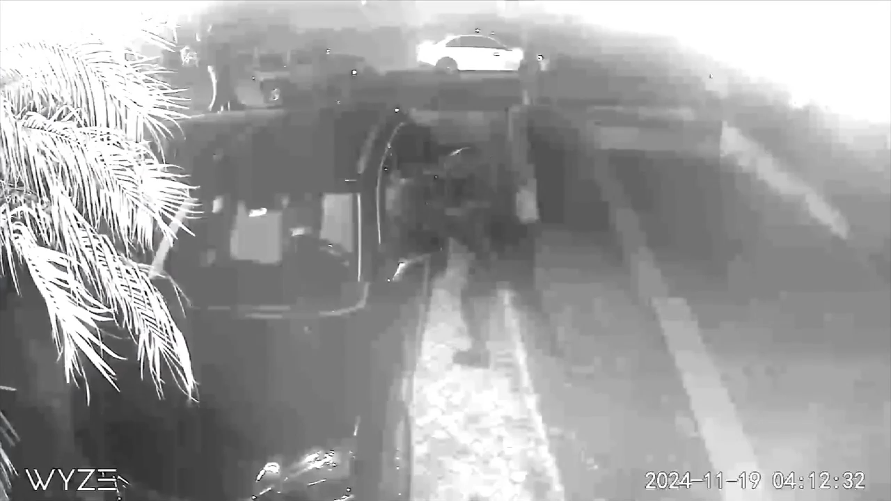 Surveillance video captures suspects breaking into cars in Miami ...