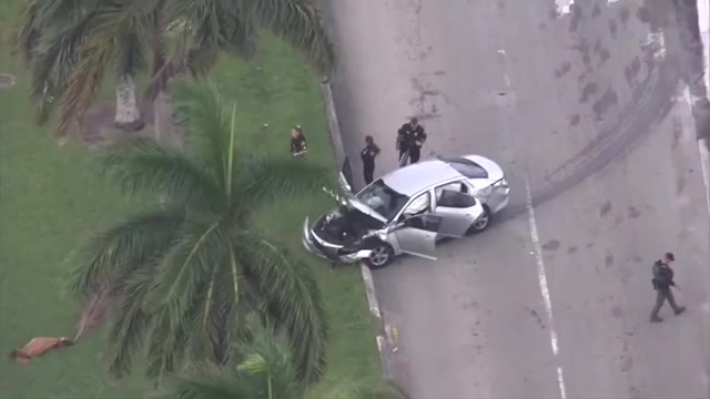 1 in custody after stolen car crashes into SUV in Miramar; at least 1 ...