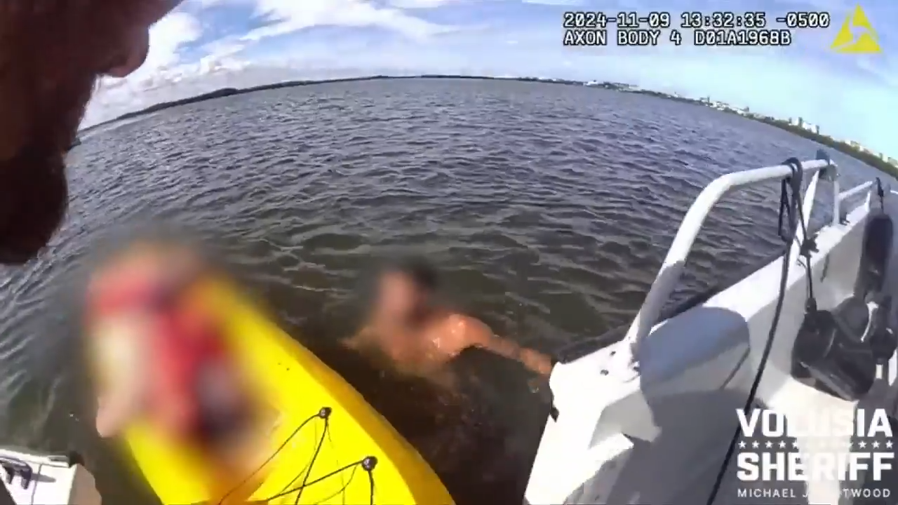 Volusia County deputies rescue kayaker who fell and nearly drowned in ...