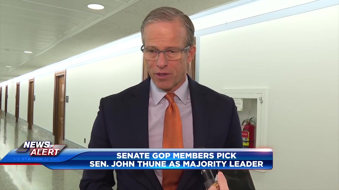 Republican John Thune of South Dakota is elected the next Senate majority leader - WSVN 7News ...