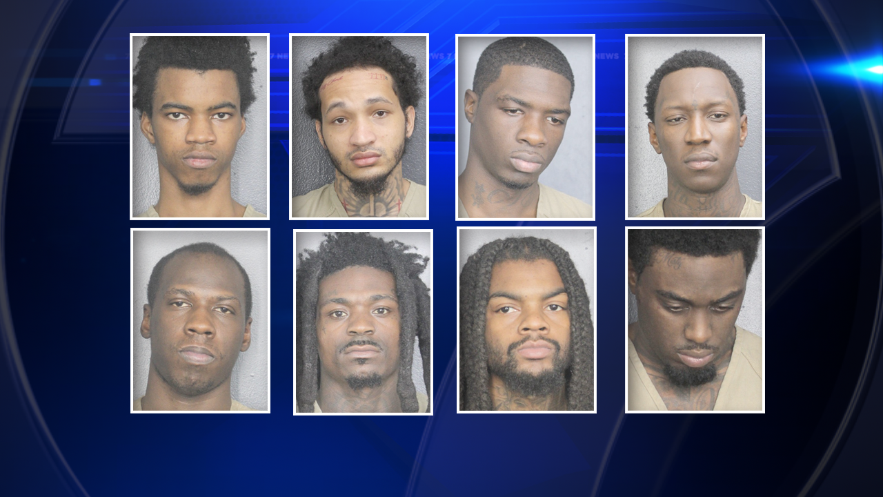 BSO: 8 members of Dania Hot Boyz gang arrested after monthslong ...