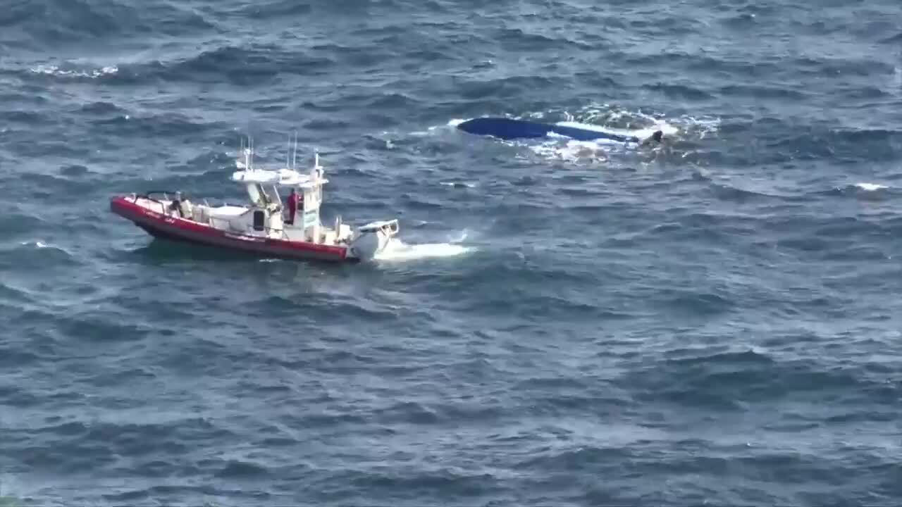 Boat capsizes near Port Everglades; no injuries reported - WSVN 7News ...