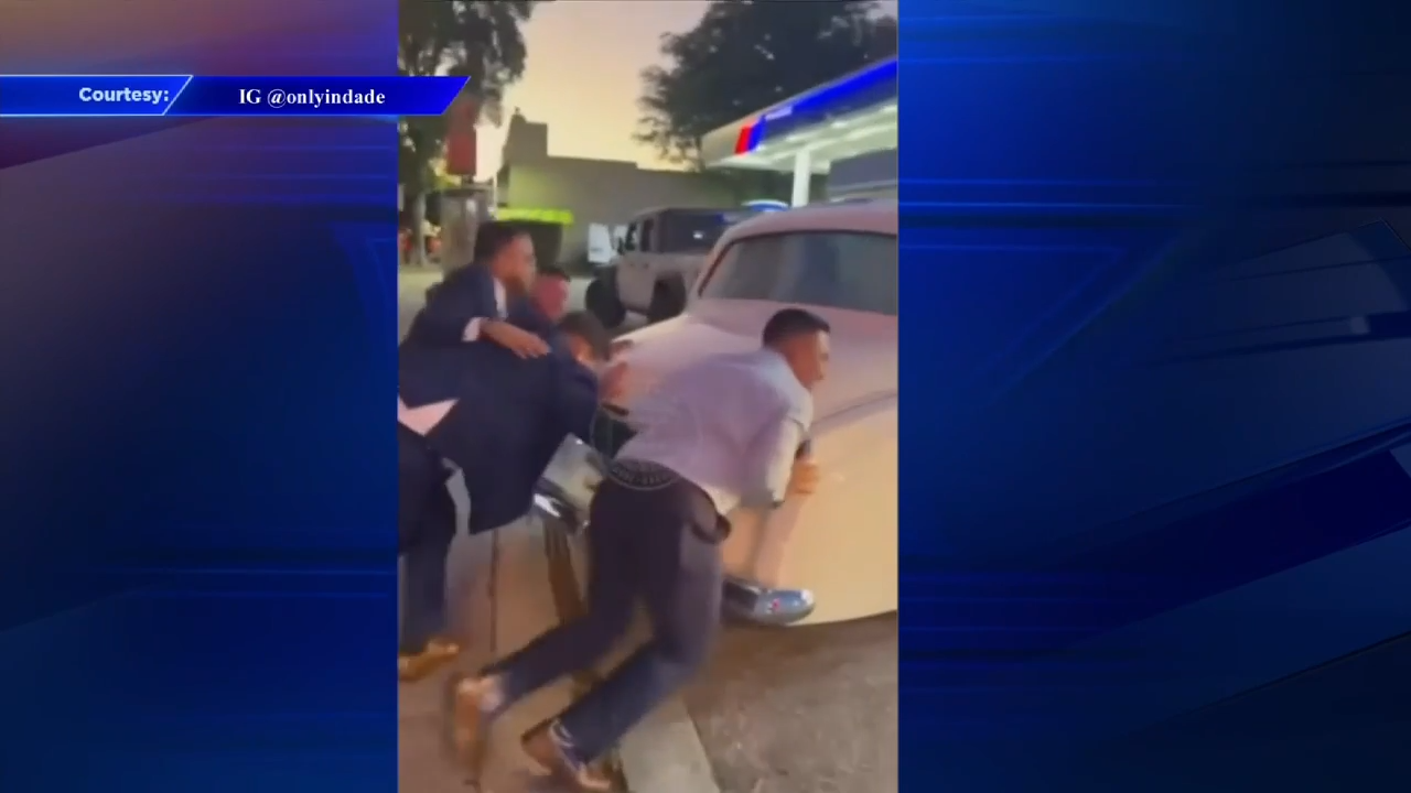 Just Married: Video shows wedding party giving newlywed couple’s ...