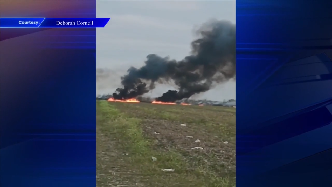 Crews work to extinguish a brush fire in South Miami-Dade - WSVN 7News ...