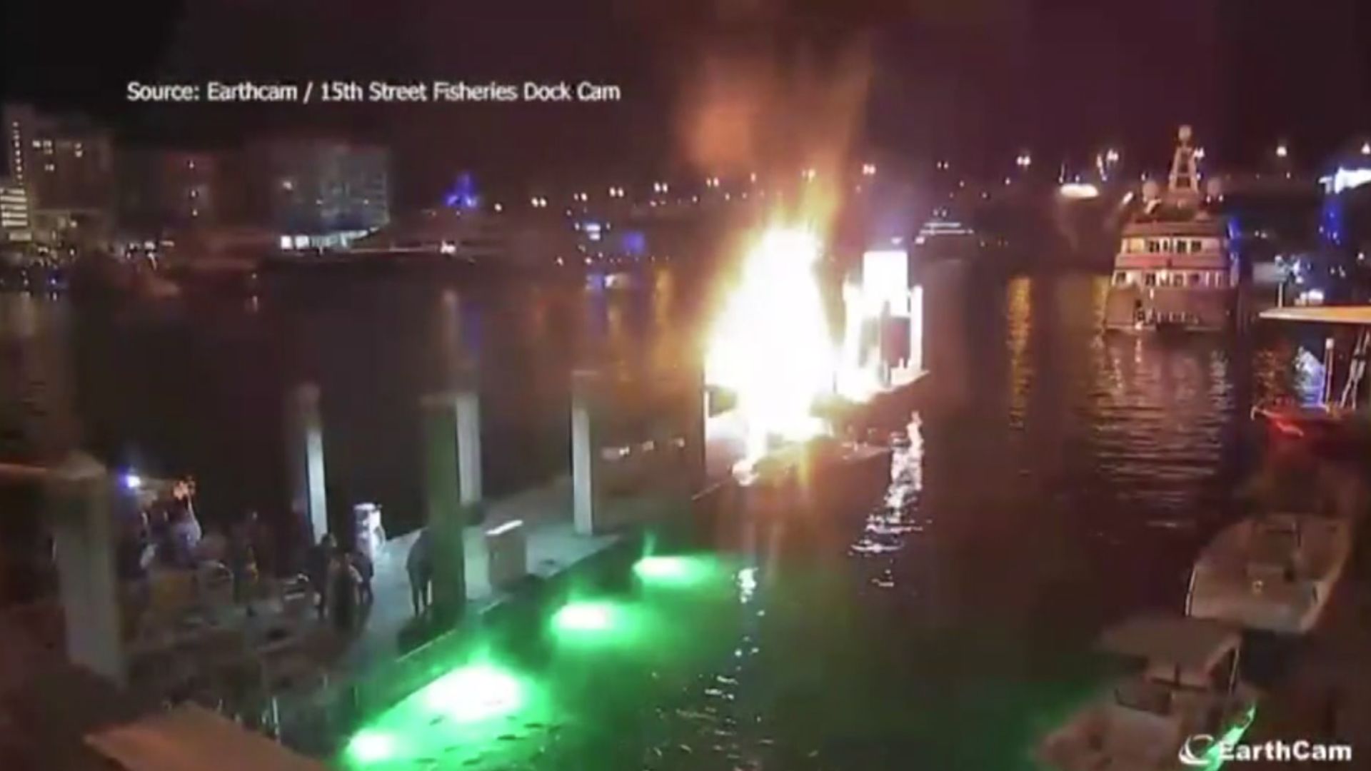 Man hospitalized after boat explodes, becomes engulfed in flames at ...
