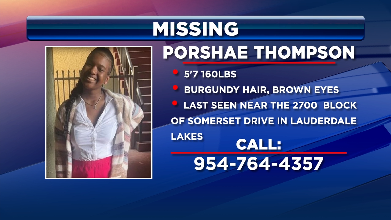 Search underway for 14-year-old girl reported missing from Lauderdale Lakes - WSVN 7News | Miami ...