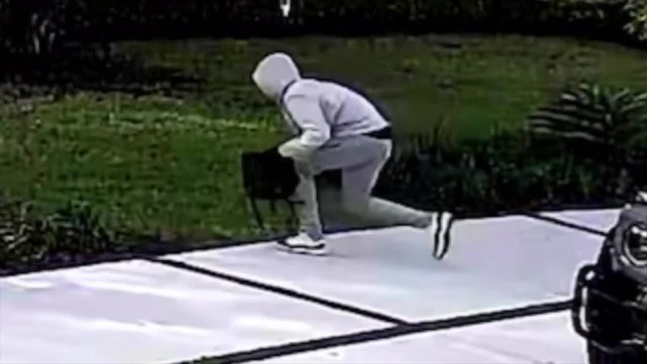 Video shows thief swiping designer backpack from Mercedes SUV parked ...