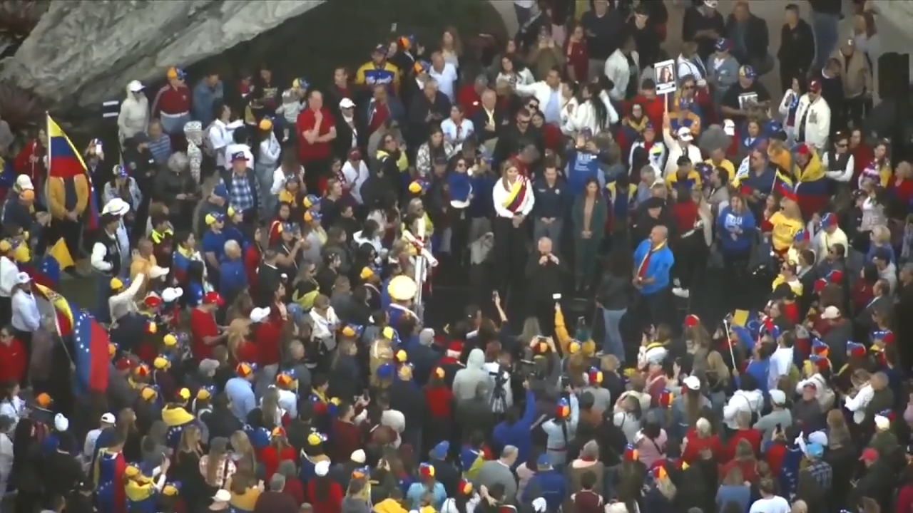 Local Venezuelans rally in Doral to protest arrest of Venezuela ...