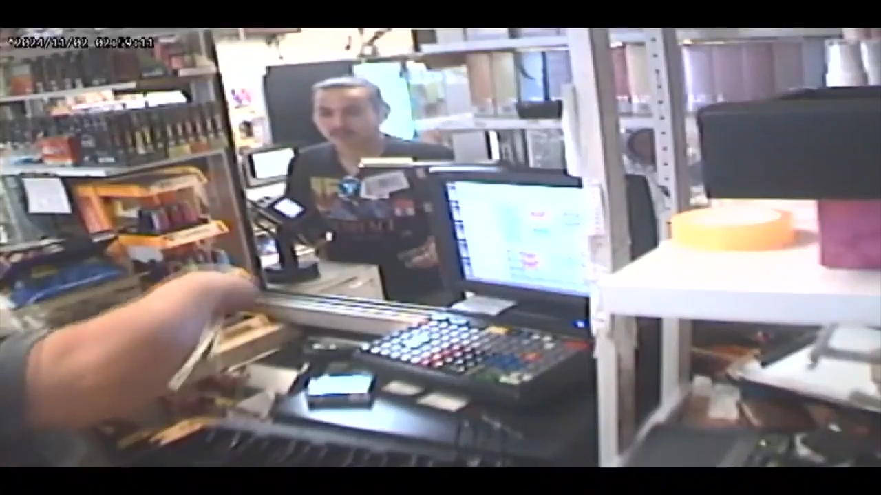 Surveillance footage shows man robbing gas station, tips from business ...