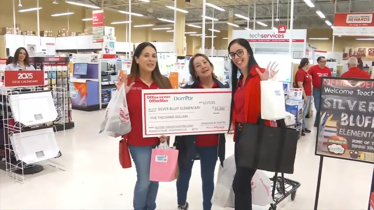 Office Depot, Domtar Paper Company donate $5K to Silver Bluff ...