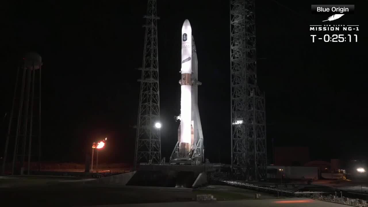 Jeff Bezos’ space company calls off debut launch of massive new rocket ...