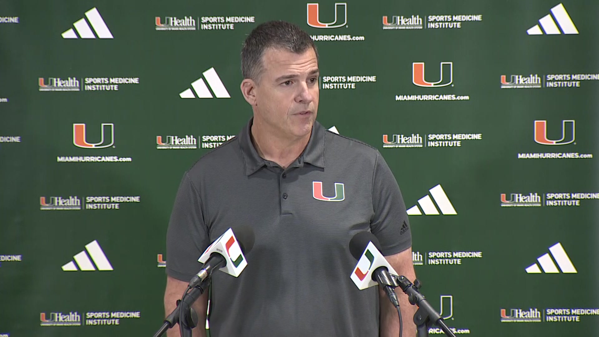 Miami not sure when new QB Carson Beck can begin throwing. Cristobal ...