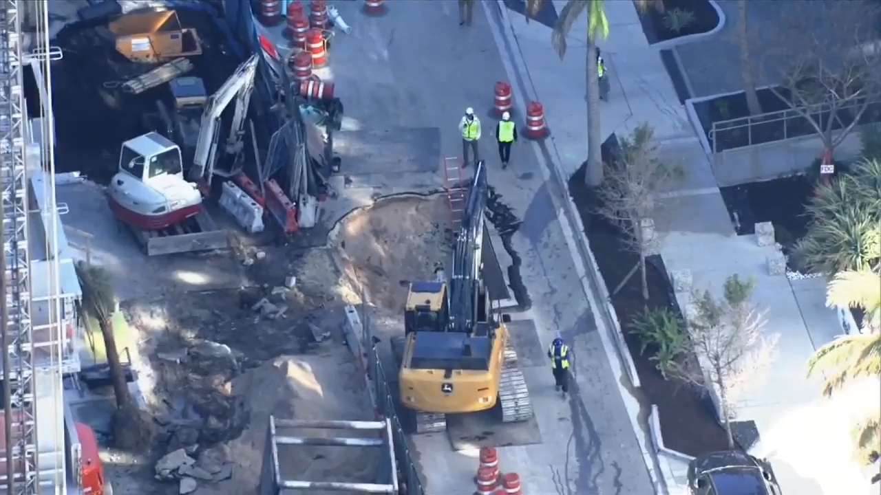 Crews cap gas leak in Fort Lauderdale - WSVN 7News | Miami News ...