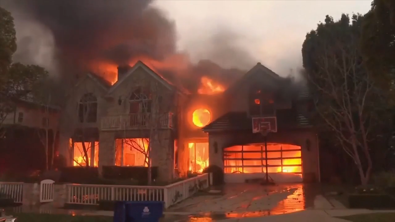 Study says climate change made conditions that fed California wildfires ...