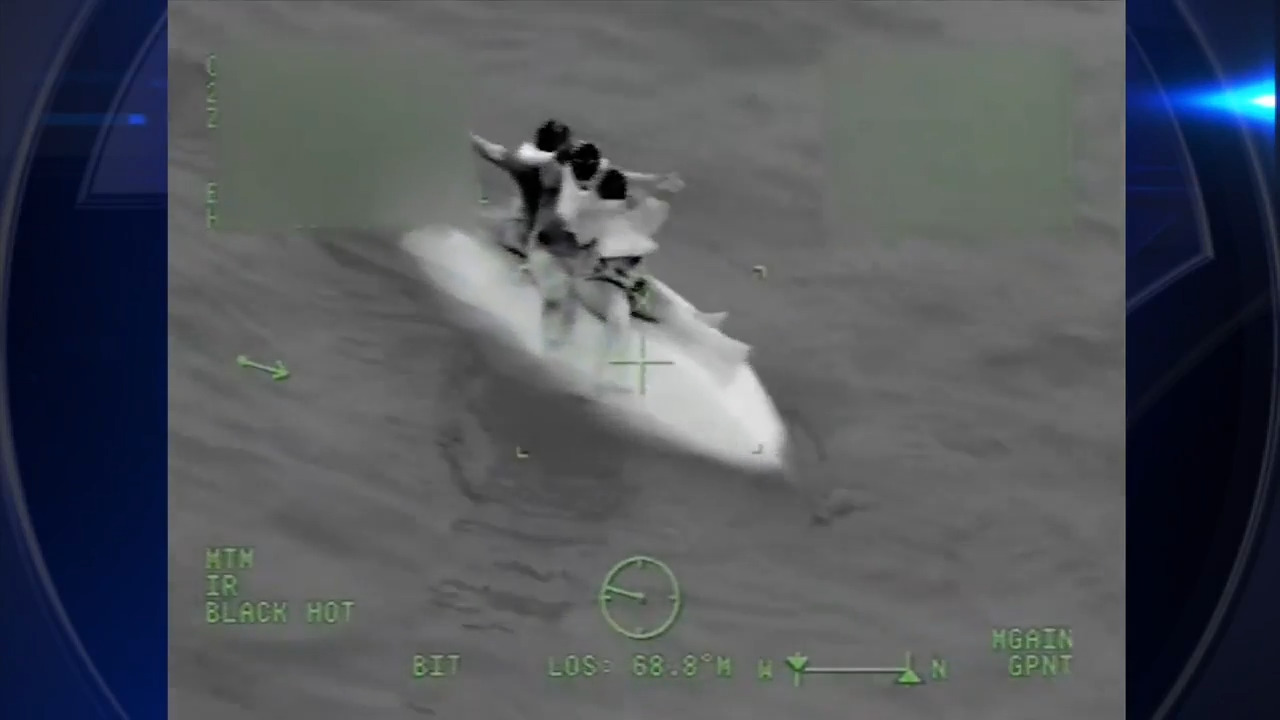 Coast Guard Rescues 3 Boaters Stuck At Sea For 9 Hours After Their Boat