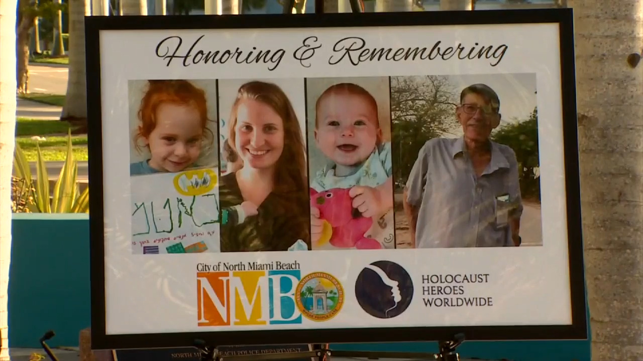 North Miami Beach holds candlelight memorial to honor Bibas family ...