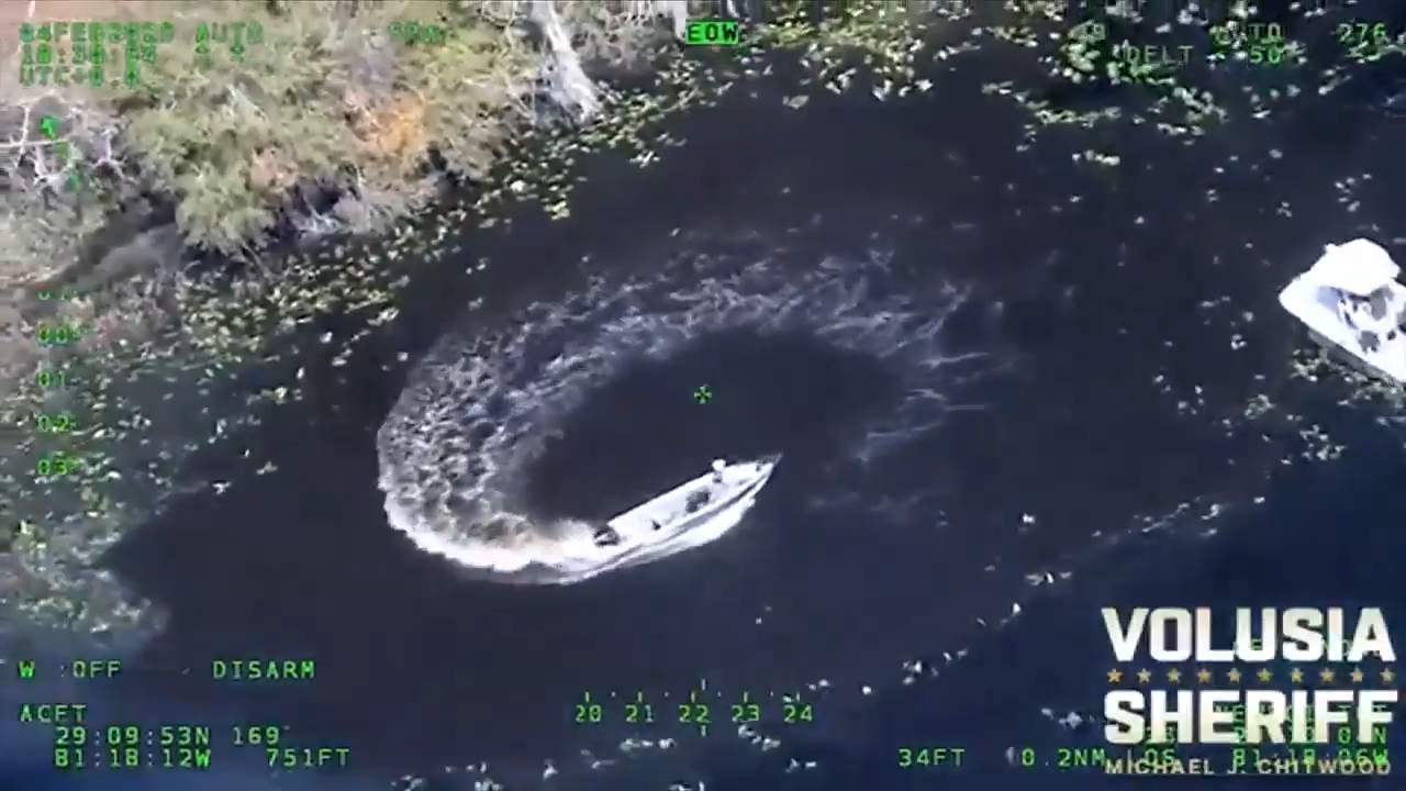 Volusia County Sherriff’s Deputies save unresponsive man on boat circling lake near DeLeon ...