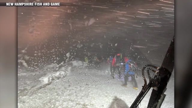 Rescuers save lives of experienced hikers stranded in deep snow on ...