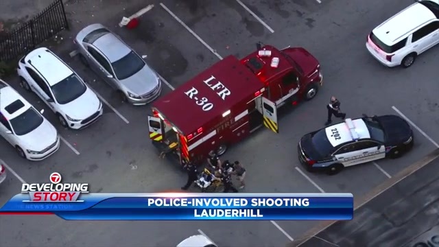 Man hospitalized after officer-involved shooting at Lauderhill ...