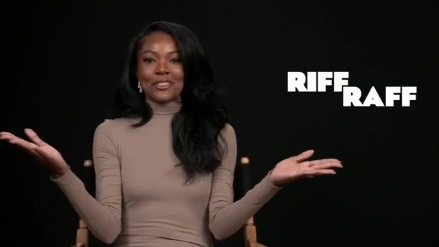 Stars Gabrielle Union, Jennifer Coolidge chit-chat about ‘Riff Raff ...