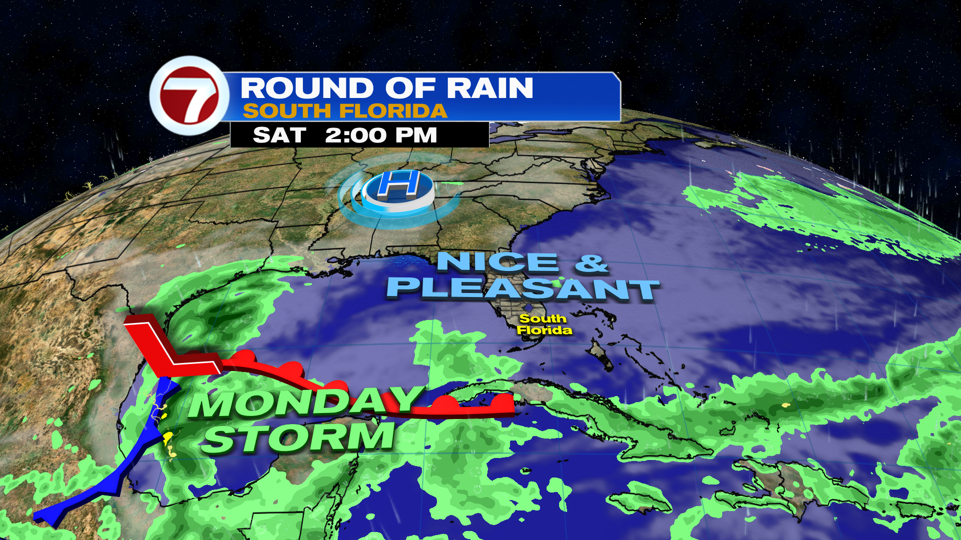 Nice and Mild Weekend Ahead of Heavy Storm Potential Monday - WSVN ...