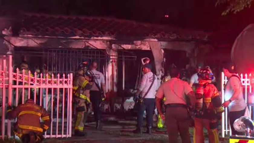 Family of 5 displaced after fire tears through North Miami-Dade home ...