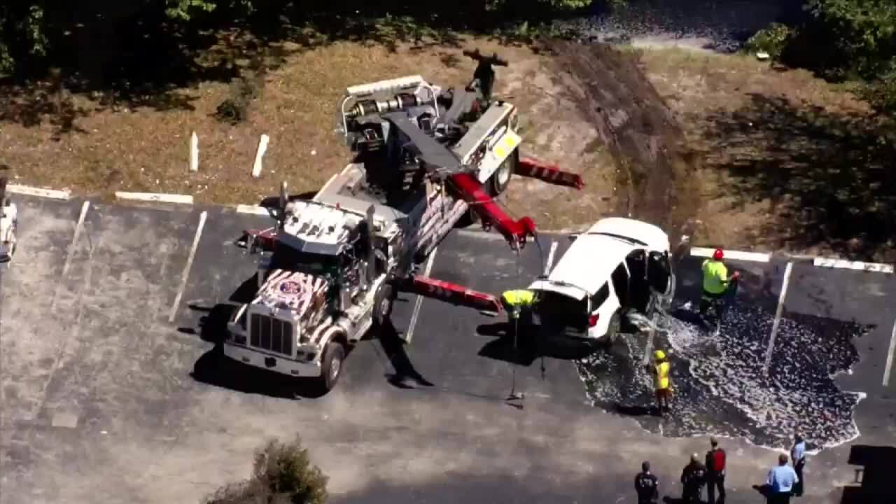 No injuries reported after car plunges into canal in Sunrise - WSVN ...