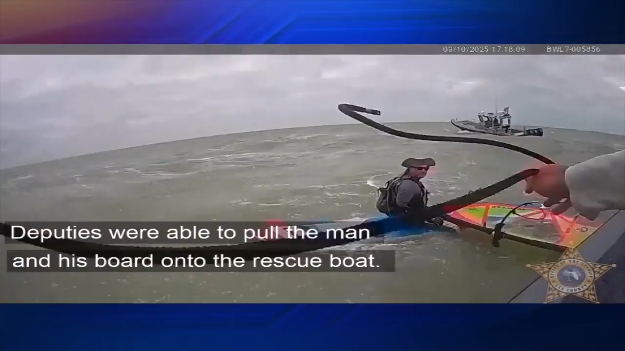 Lee County deputies rescue windsurfer near Fort Myers - WSVN 7News ...
