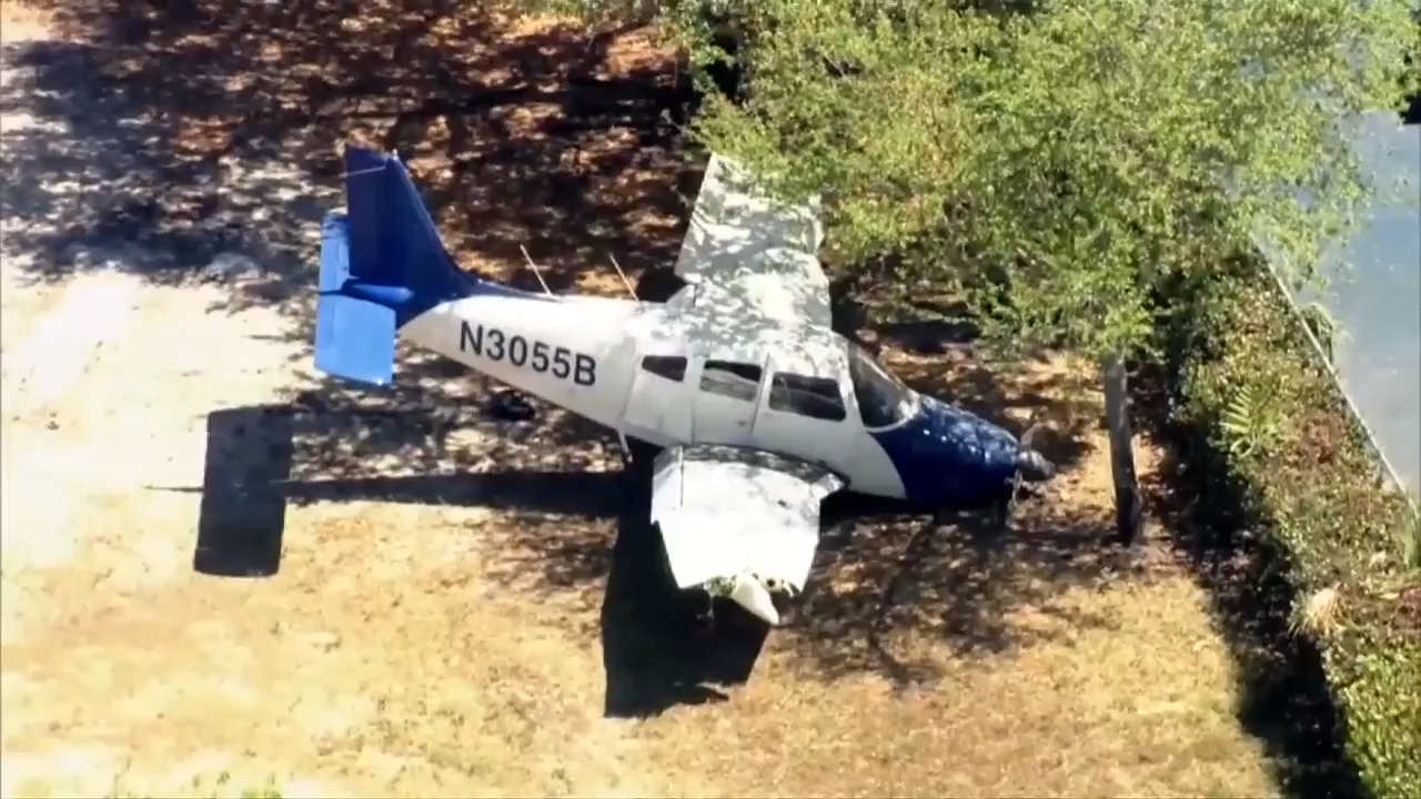 Small plane crash-lands near elementary school in Miramar; no injuries ...