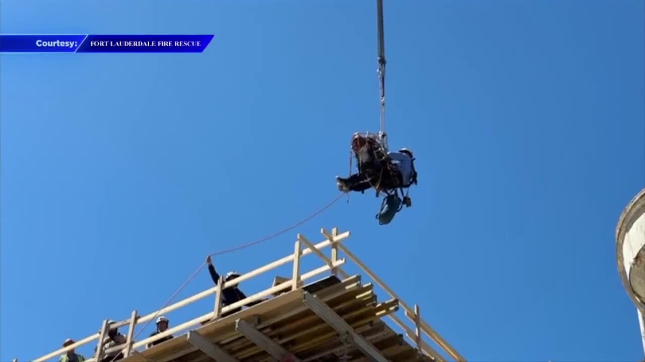 Construction worker hospitalized after being electrocuted, falling at ...