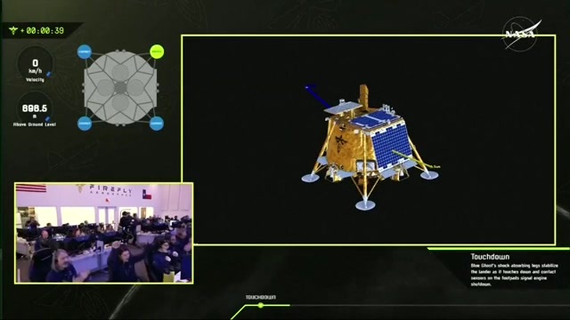 Private lunar lander Blue Ghost aces moon touchdown with a special ...